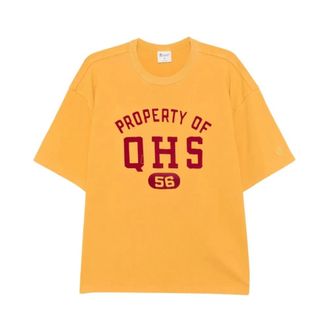 Champion Homme, Tops, Jaune, Taille: L T-shirt ras du cou