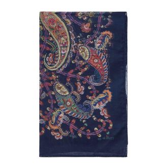 Etro Rechteckiger Schal mit Paisley-Muster - - Accessories - Damen - Mehrfarbig - ONE SIZE