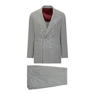 Brunello Cucinelli Herren, Anz&uuml;ge, Grau, XLGr&ouml;&szlig;e