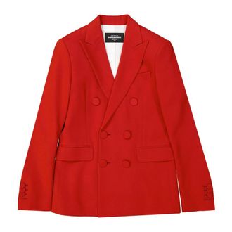 Dsquared2 Doppelreihige Jacke mit Knopfverschluss - - Jackets - Damen - Rot - XS