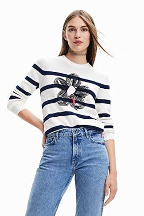 Desigual Jers_Zaida 5010 Maillot de surv&ecirc;tement, Bleu, M Femme