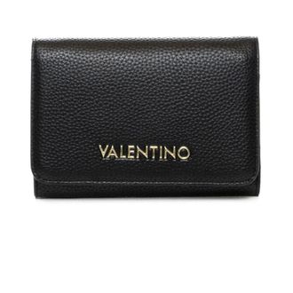 Mario Valentino Femme, Accessoires, Noir, Taille: ONE Size Portefeuille Brixton &agrave; rabat