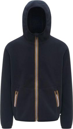 K-Way Homme, Sweatshirts et sweats &agrave; capuche, Bleu, Taille: S Jack Sherpa Polar Reversible