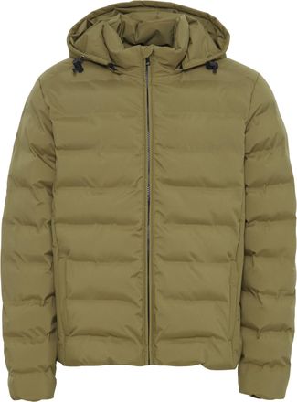 Solid SDMilas Herren Steppjacke Jacke Winterjacke mit abnehmbarer Kapuze hochschließender Kragen Eingrifftaschen Regular fit, Größe:S, Farbe:Olive Drab (180