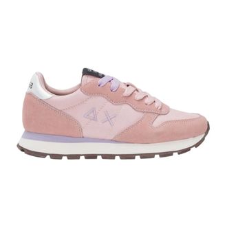 Sun 68 Rosa Leder und Stoff Freizeit Sneaker - - Shoes - Damen - Rosa - 37 EU