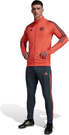 adidas Trainingsanzug BAYERN MONACO FC Tiro 25 Polyester 2025 26 Orange Grau Gr&ouml;&szlig;e XXL 195cm