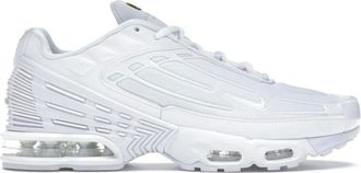 Nike Homme, Chaussures, Blanc, Taille: 46 EU Air Max Plus 3 Triple White