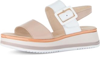Gabor Damen Sandaletten, Frauen Sandalen,Moderate Mehrweite (G),Freizeitschuhe,offene Schuhe,Strandschuhe,n-Rose/Weiss (LDS),38.5 EU / 5.5 UK