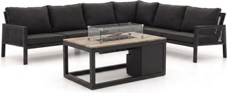Manifesto Furniture + 10 % Kassenrabatt | Manifesto Alzano/Cosiraw Ecklounge-Set mit Feuertisch 5-teilig