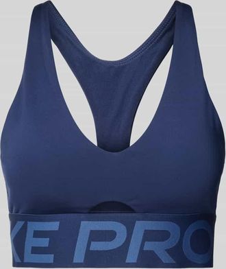 Nike Bustier mit Label-Details und Cut Out