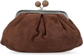 Max Mara Femme, Sacs, Brun, Taille: ONE Size Pasticcino Clutch