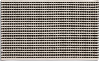 M&ouml;ve New Heritage Badeteppich Stripes 60 x 100 cm aus 90% Baumwolle und 10% Polyester, Nature/Black