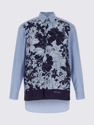 Gucci Chemise Homme couleur Bleu