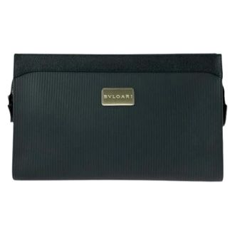 Bulgari Sac pochette vintage doccasion - Homme - Pre-owned - Noir - Taille: ONE Size