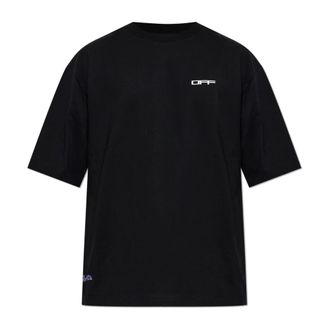 Off-white Homme, Tops, Noir, Taille: XL T-shirt Avec Logo Imprim&eacute; Color&eacute;