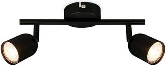 Briloner Deckenlampe, Deckenleuchte, Lampe, Schwenkbar, Wohnzimmerlampe, Schlafzimmerlampe, Küchenlampe, Schwarz