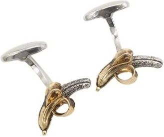 Paul Smith Homme, Accessoires, Multicolore, Taille: ONE Size Banana Cufflinks