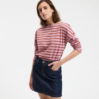 La Redoute Collections T-shirt Marini&egrave;re Volume Loose Signature Aimie