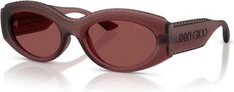 Jimmy Choo London Femme, Accessoires, Rouge, Taille: 54 MM 6002U Lunettes de soleil