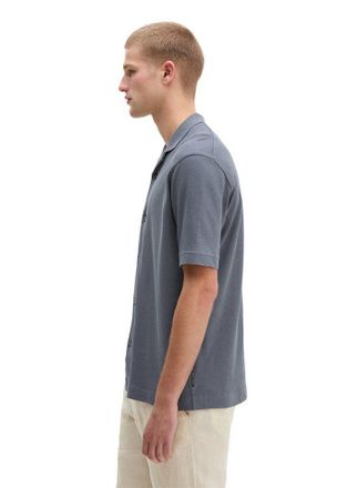 Marc O'Polo Poloshirt aus Baumwoll-Leinen-Mix