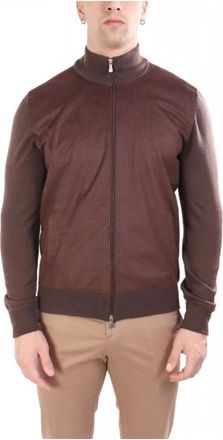 Gran Sasso Homme, Vestes, Brun, Taille: M Bomber Jacket