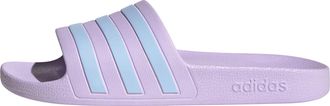 adidas Damen Adilette Aqua Slides, ice lavender/glow blue/glow blue, 40.5 EU