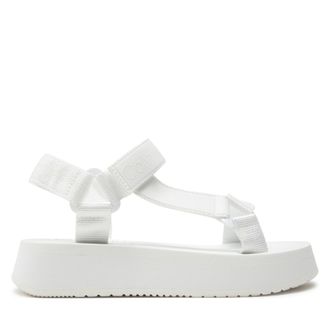 Calvin Klein Jeans Sandalen Calvin Klein Jeans Sandal Velcro Webbing Dc YW0YW01353 Wei&szlig;