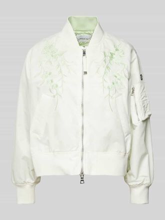 BLONDE No.8 Bomberjacke mit Motiv-Stitching