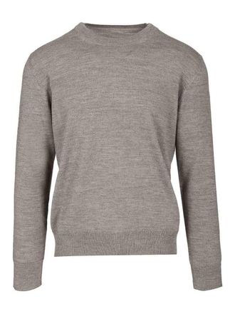 Maison Margiela Pull Col Rond - Gris