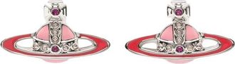 Vivienne Westwood Petites Boucles dOreilles Orb Neo Bas Relief - Femme - Accessoires - Rose - Taille: ONE Size