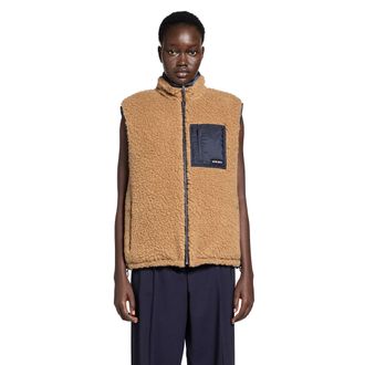 Miu Miu Technical Pong&eacute; Teddy Down Vest