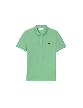 Lacoste Herren Polo-Shirt Kurzarm PH4012, M&auml;nner Polo-Hemd,2 Knopf,Slim Fit,Gr&uuml;n,5