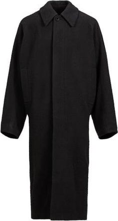 Sean Suen Manteau long col classique en laine m&eacute;lang&eacute;e
