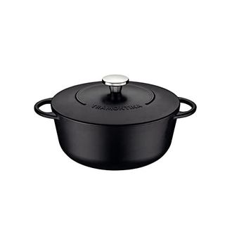 Tramontina TRENTO Gusseisen Br&auml;ter mit Deckel, &Oslash; 28 cm, 6 Liter, hochwertige Antihaftversiegelung, f&uuml;r alle Herdarten und Induktion geeignet