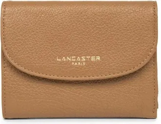 Lancaster Femme, Accessoires, Brun, Taille: ONE Size Portefeuille en cuir avec fermoir &agrave; pression