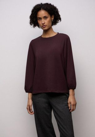 Street One 3/4-Arm-Shirt aus softem Materialmix