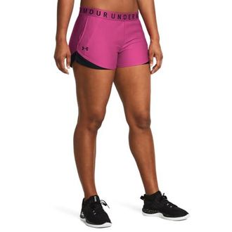 Under Armour Short UA Play Up 3.0 pour Femme, Rose