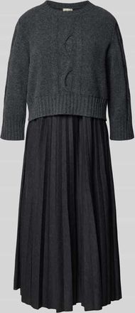 Max Mara A-Linien Freizeitkleid in Plissee-Optik