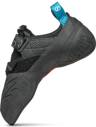 Scarpa Drago XT Kletter- und Boulderschuhe - spezielle Leistung für Sensibilität, Schwarz/Eisen, 12-12.5 Women/11-11.5 Men