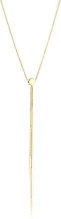 Elli Halskette - Halskette Zarte Y-Kette 375 Gelbgold - Gr. unisize - in Gold - f&uuml;r Damen
