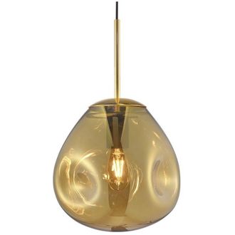 Leitmotiv Suspension luminaire design verre Blown small