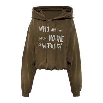 R13 Oversized Hoodie - - Sweatshirts & Hoodies - Damen - Gr&uuml;n - S