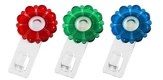 Fackelmann Fackelmann 61254 2 Klebehaken, Plastik, bunt, 10 x 55 x 25 cm