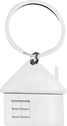 Generic Porte-cl&eacute;s en forme de maison : porte-cl&eacute;s en forme de cabane, jolie maison avec fen&ecirc;tre, porte-cl&eacute;s en m&eacute;tal, accessoire &eacute;l&eacute;gant sac &agrave; dos de voyage,