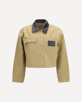 Balenciaga Heavy cotton cropped Jacket Female 36