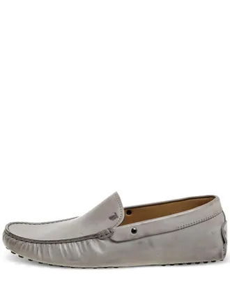 Tod's mocassins en cuir - Gris