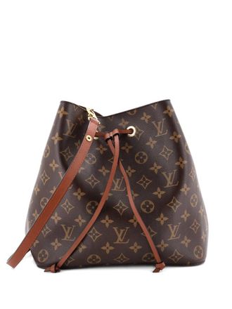 Louis Vuitton NeoNoe Handbag Monogram Canvas with Leather MM bucket bag - Braun