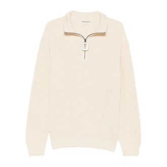 J.W.Anderson Pullover mit halbem Rei&szlig;verschluss - - Knitwear - Herren - Wei&szlig; - XL
