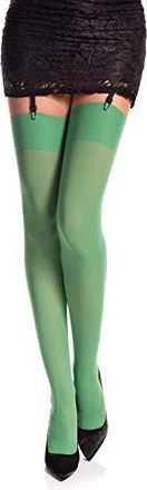 Romartex Bas 40 deniers opaques unis de, XL, vert clair