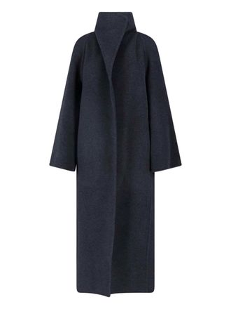 Khaite Grau Wollmantel Romare